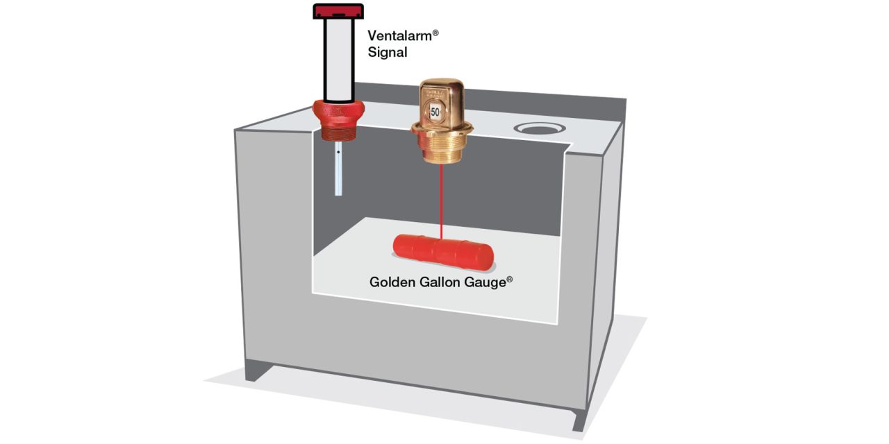 Tank Level Gauges – Golden Gallon Gauge® | Scully - Overfill Prevention ...